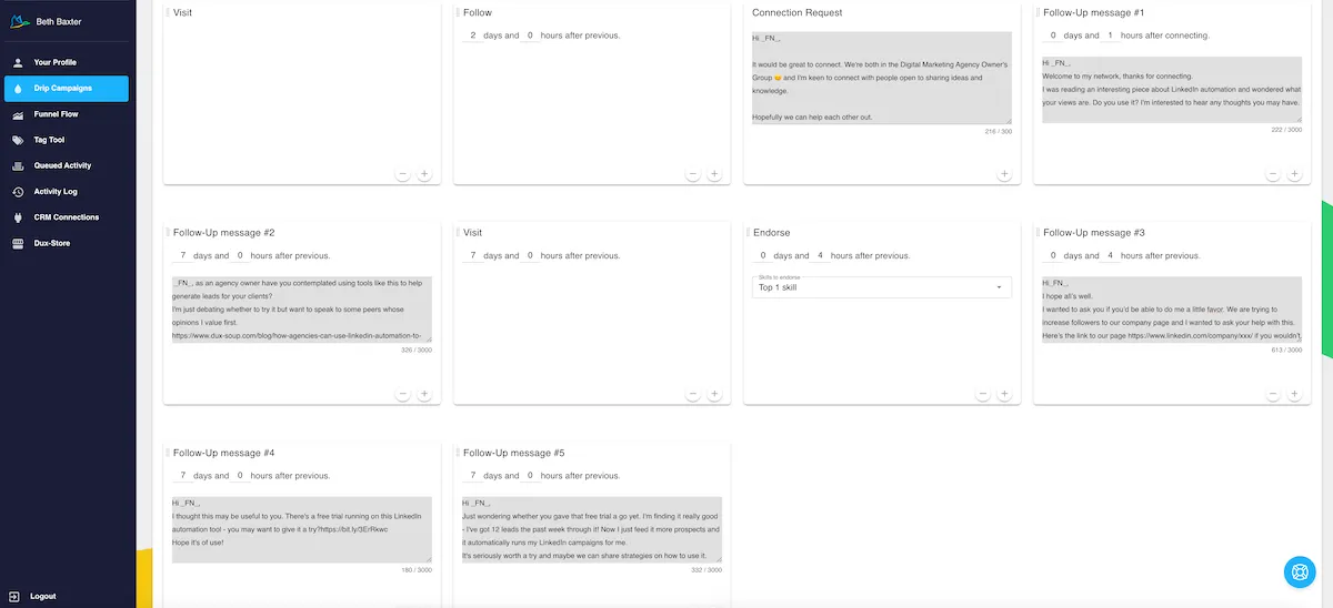 LinkedIn lead generation campaigns - a 10-step workflow template