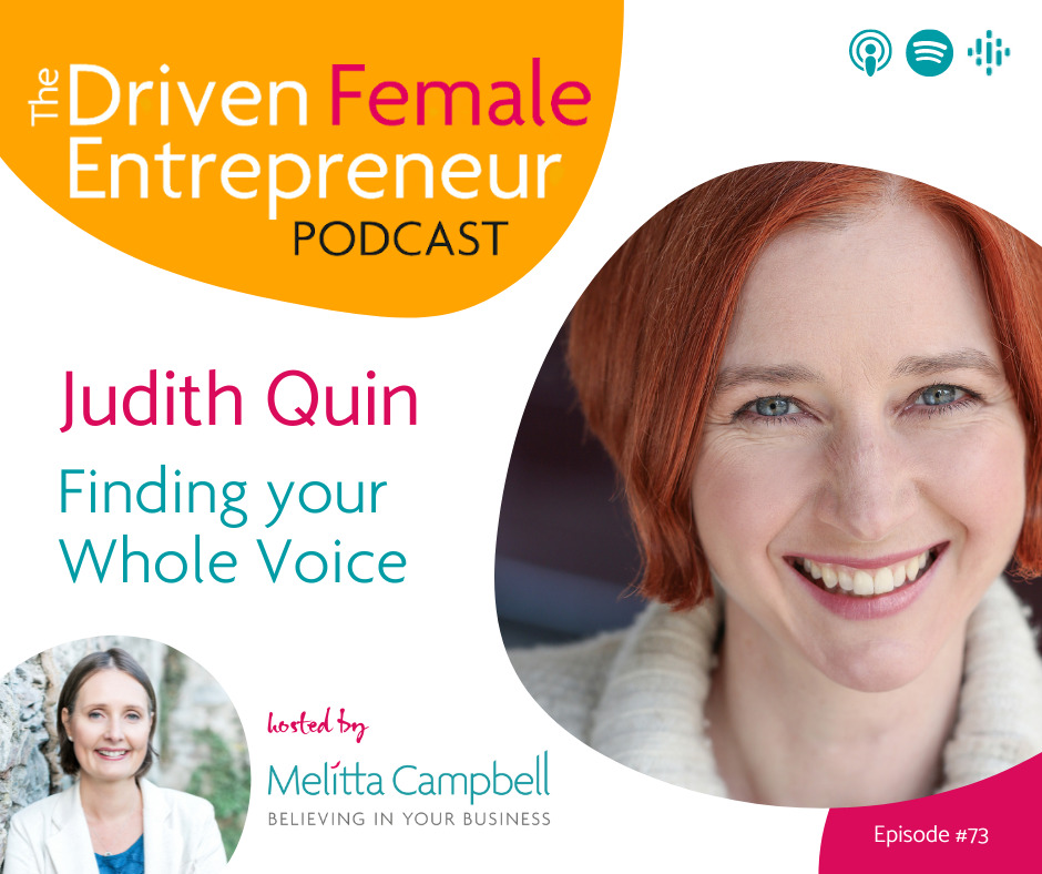 Finding Your Whole Voice - Judith Quin - Melitta Campbell