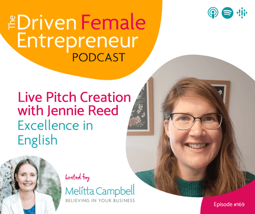 Live Pitch Creation with Jennie Reed, Excellence in English - Melitta ...