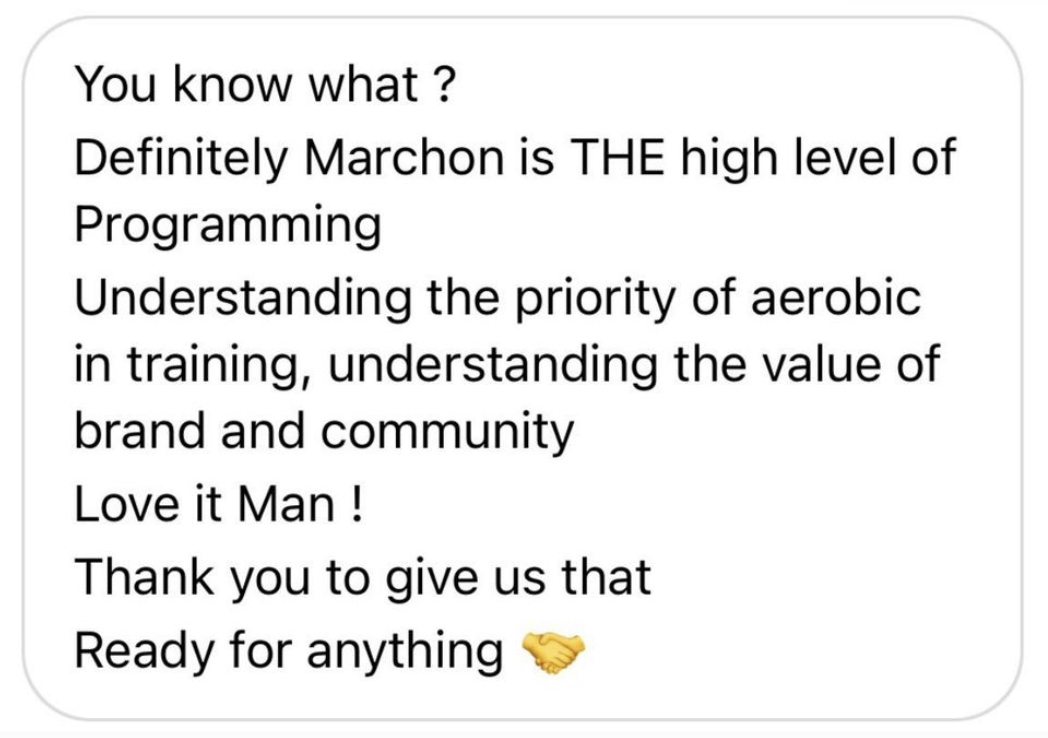 Hyrox Fixed Program | MARCHON