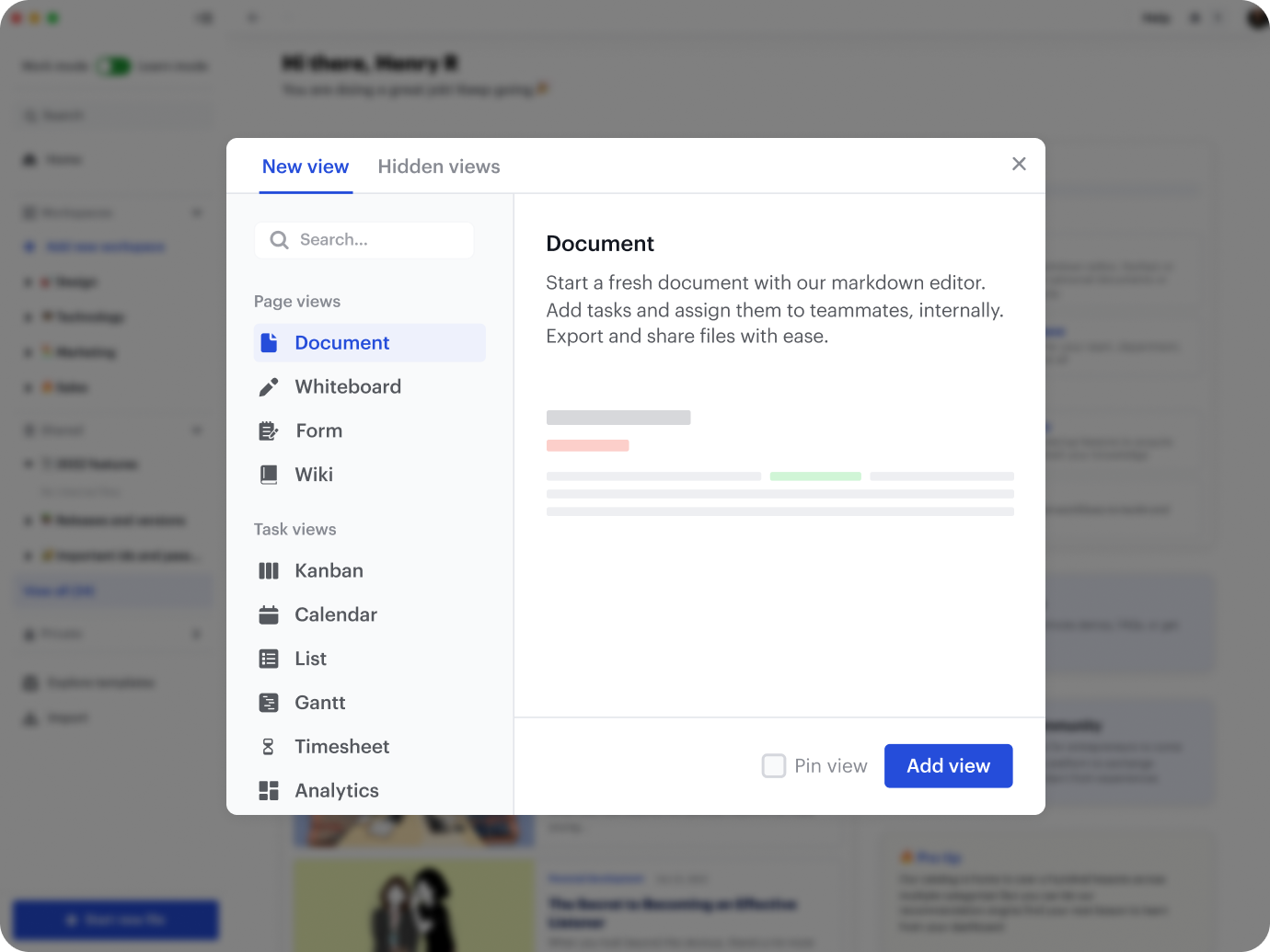 Empower your team: Create stunning documents for projects