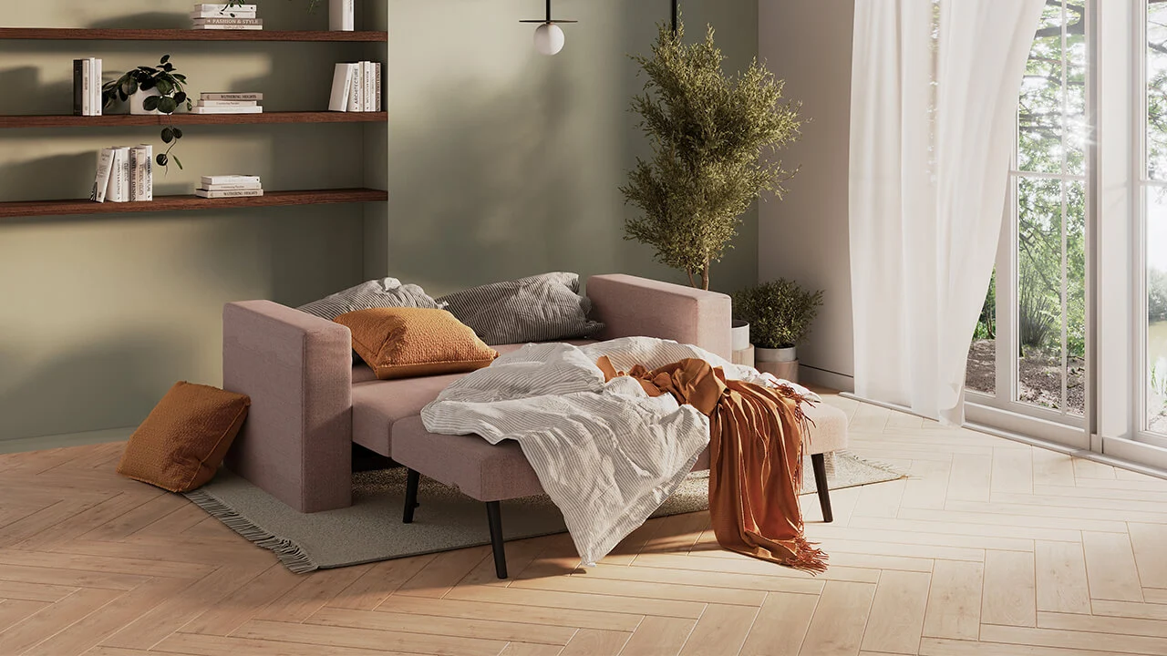 CGI - 3D visualization for RUF | beds / sofa bed
