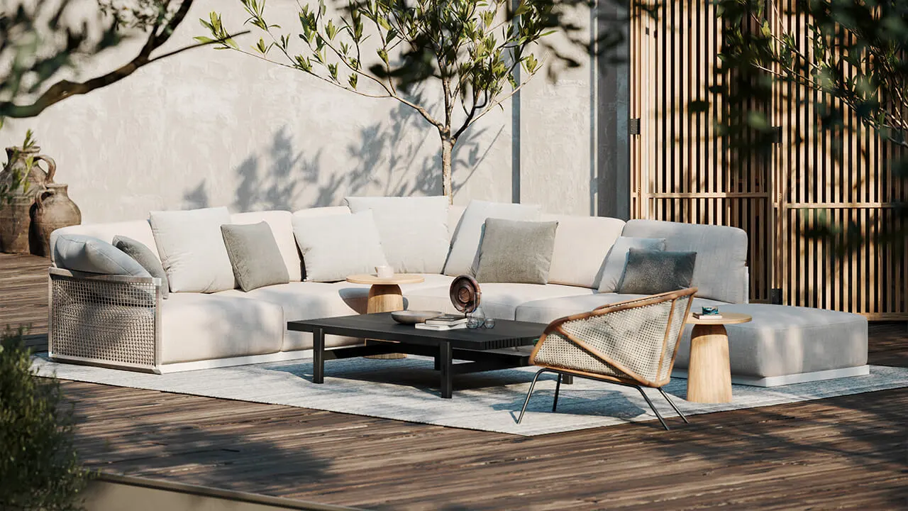 CGI (3D) visualizations outdoor furniture