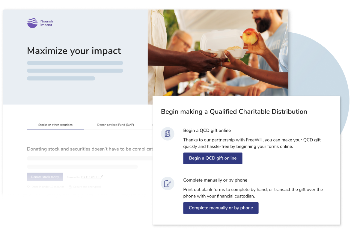 FreeWill for Food Banks