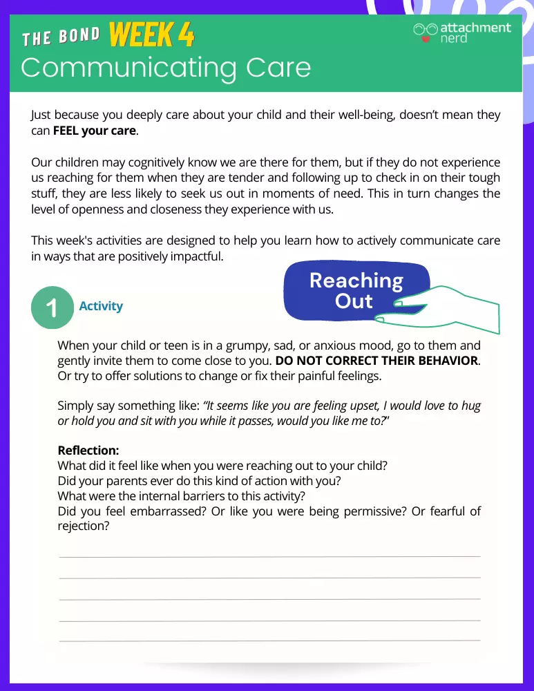 Attachment Nerd's Takeaway Downloads and Worksheets - Your Shortcut to ...