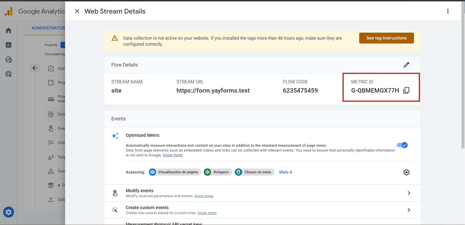 Integrate Yay! Forms with Google Analytics GA4