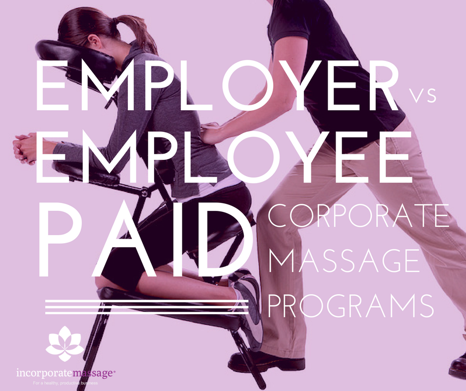 Employer vs Employee Paid Corporate Massage Programs | Nivati