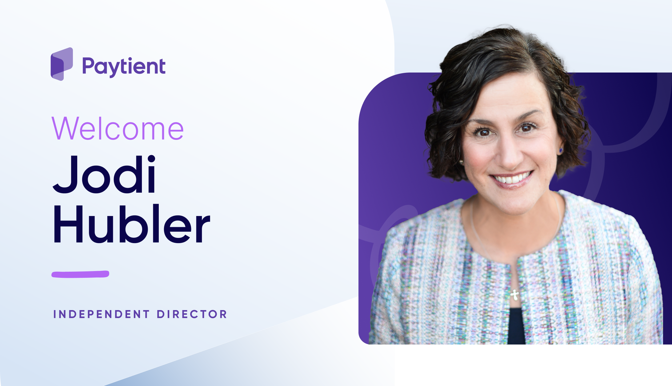 Paytient Welcomes Jodi Hubler as Independent Director