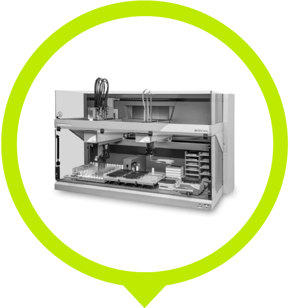 Tecan automated sample preparation for PreOmics® iST kits