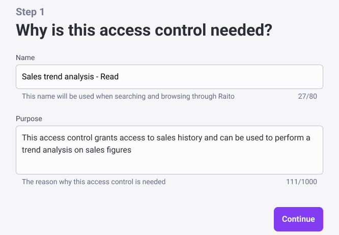 Data products as the cornerstone of Purpose-Based Access Control