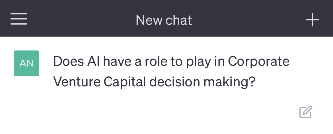 The role of Artificial Intelligence in CVC - Btomorrow Ventures