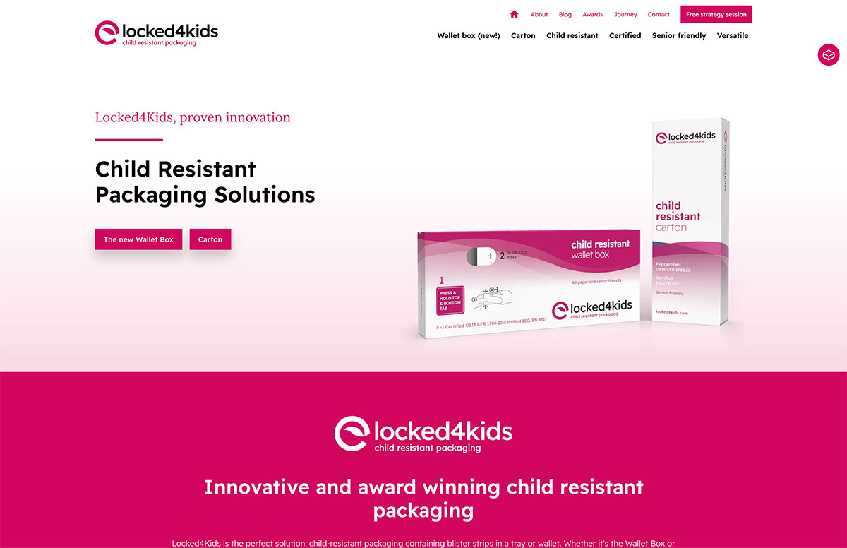 Locked4Kids | Child resistant packaging
