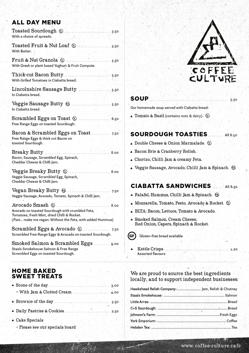 Coffee Culture - Neighbourhood cafe in the heart of York