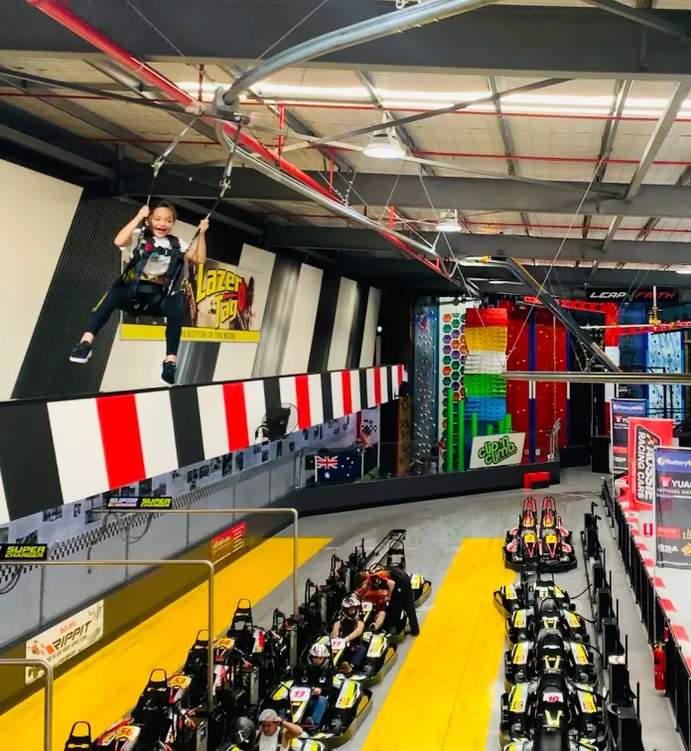 Meathook Zip Coaster | Zip Line | Game Over Gold Coast