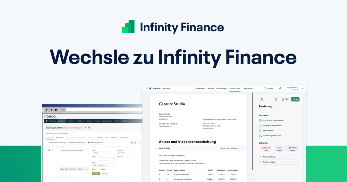 Wechsle zu Infinity Finance