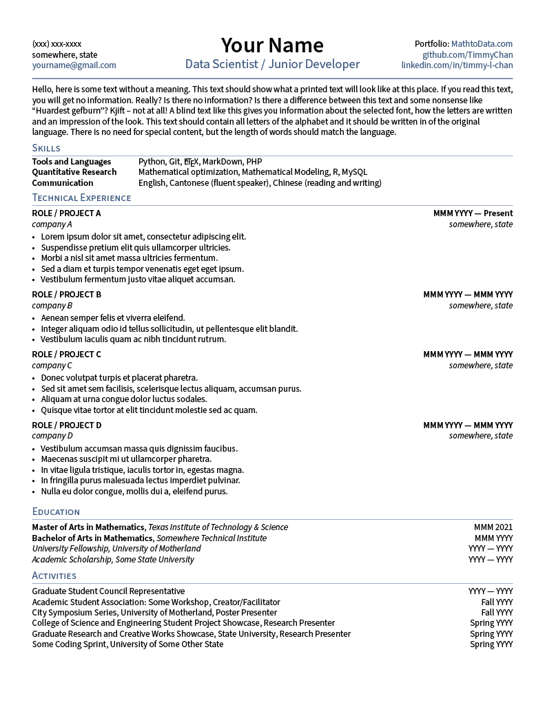 Resume Templates For (2024 - Updated) - Career Guide