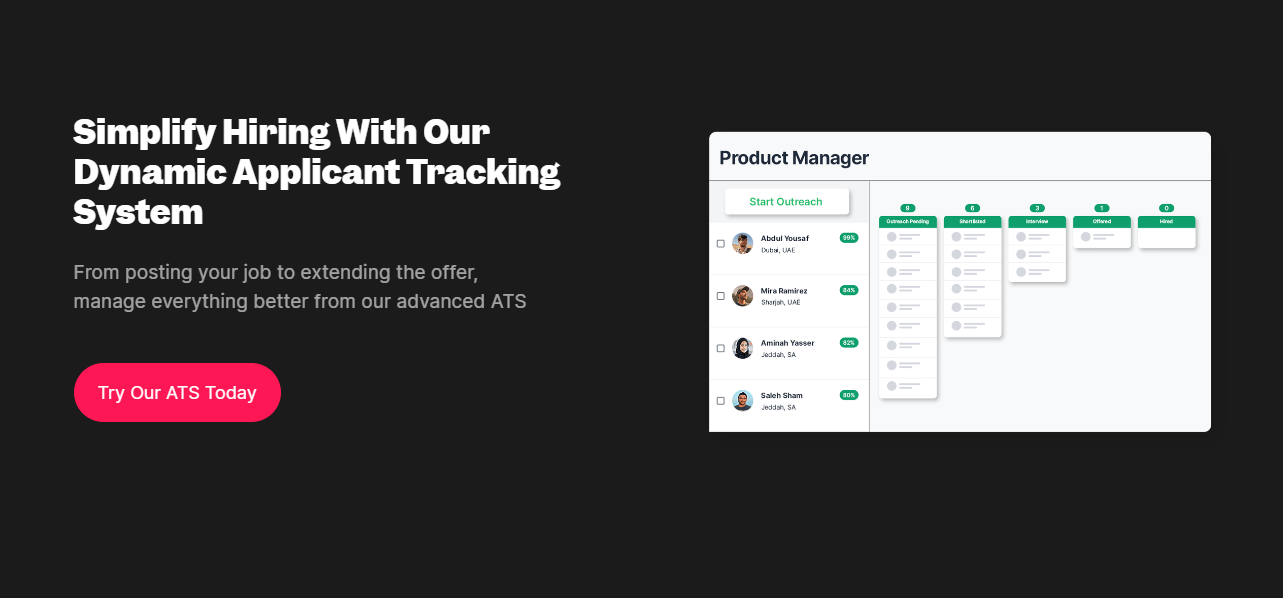 Top Application Tracking System (ATS) in KSA (2024) - Hiring Guide