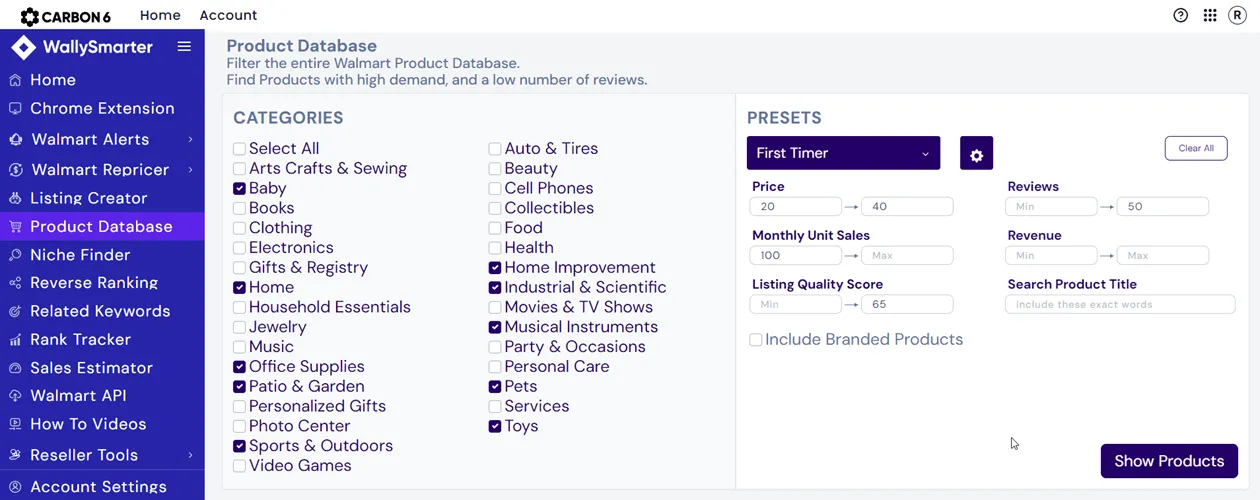 WallySmarter: Launch & Scale your Business on Walmart.com