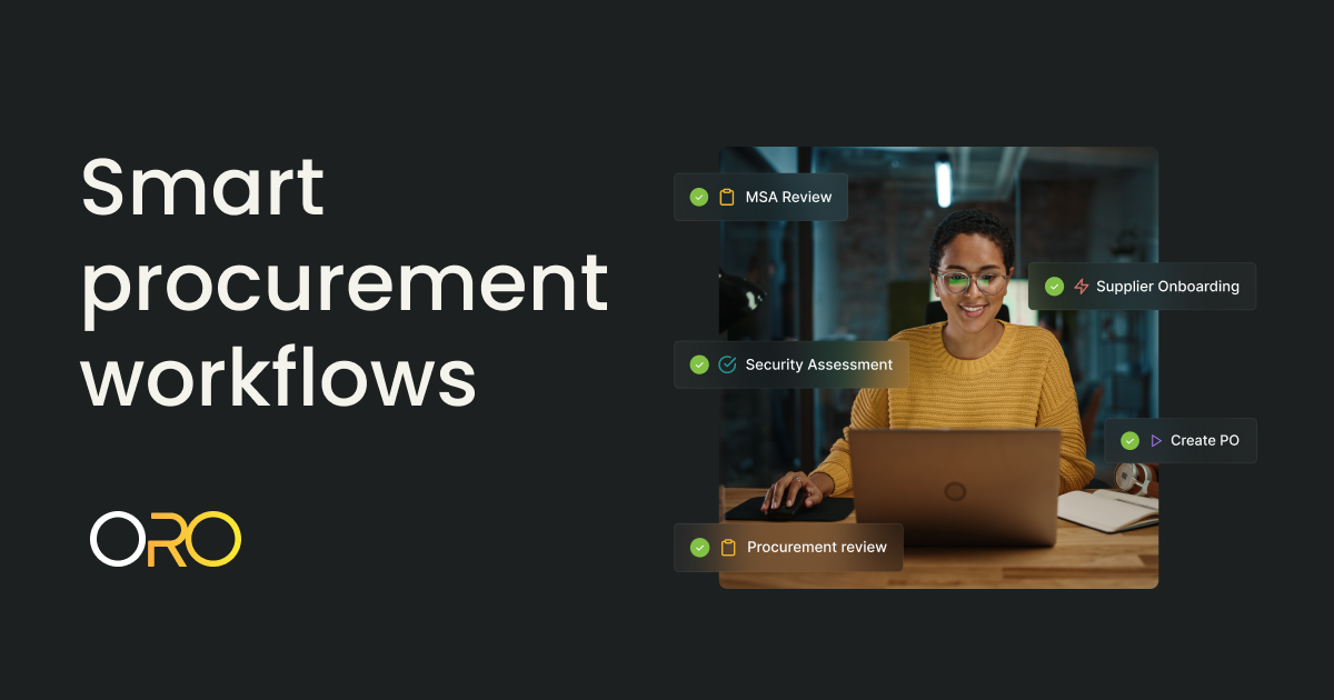 Smart procurement workflows