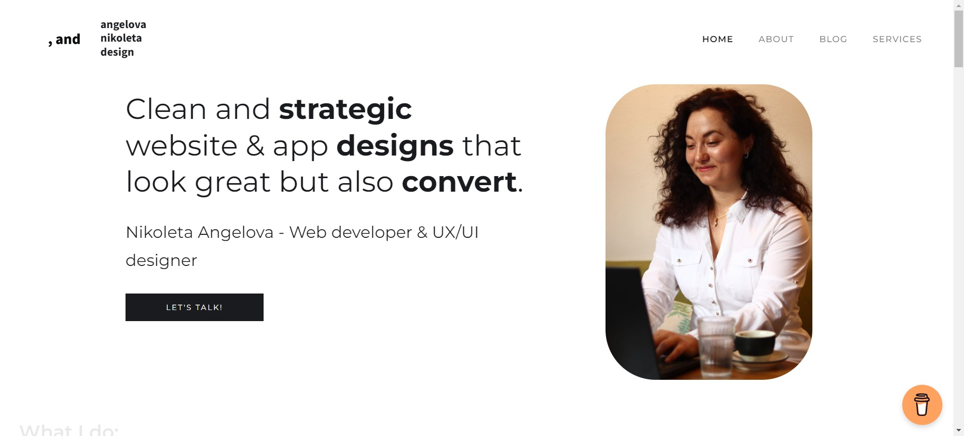 No-code Web Developer, UX/UI Designer and Consultant - Nikoleta Angelova