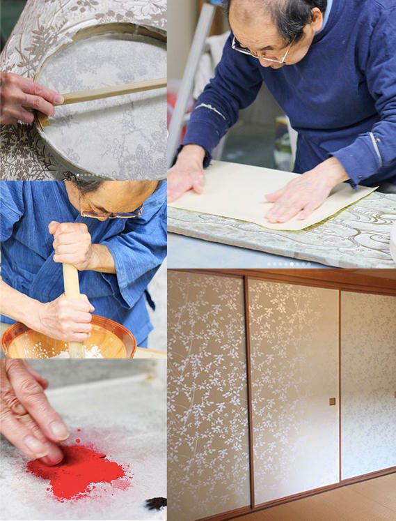 Edo karakami alphabet card | Works | MIEKO MURAO