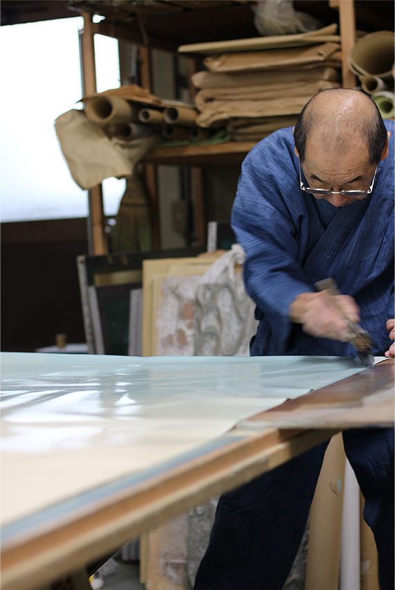 Edo karakami alphabet card | Works | MIEKO MURAO