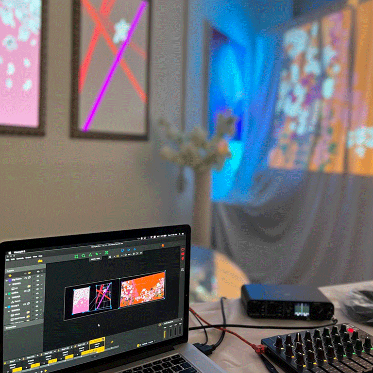 Immersive Art Pop-up ”Digital Ohanami” at MIT | Works | MIEKO MURAO