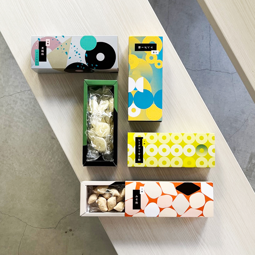Kishimoto seika Okinawa candies | Works | MIEKO MURAO