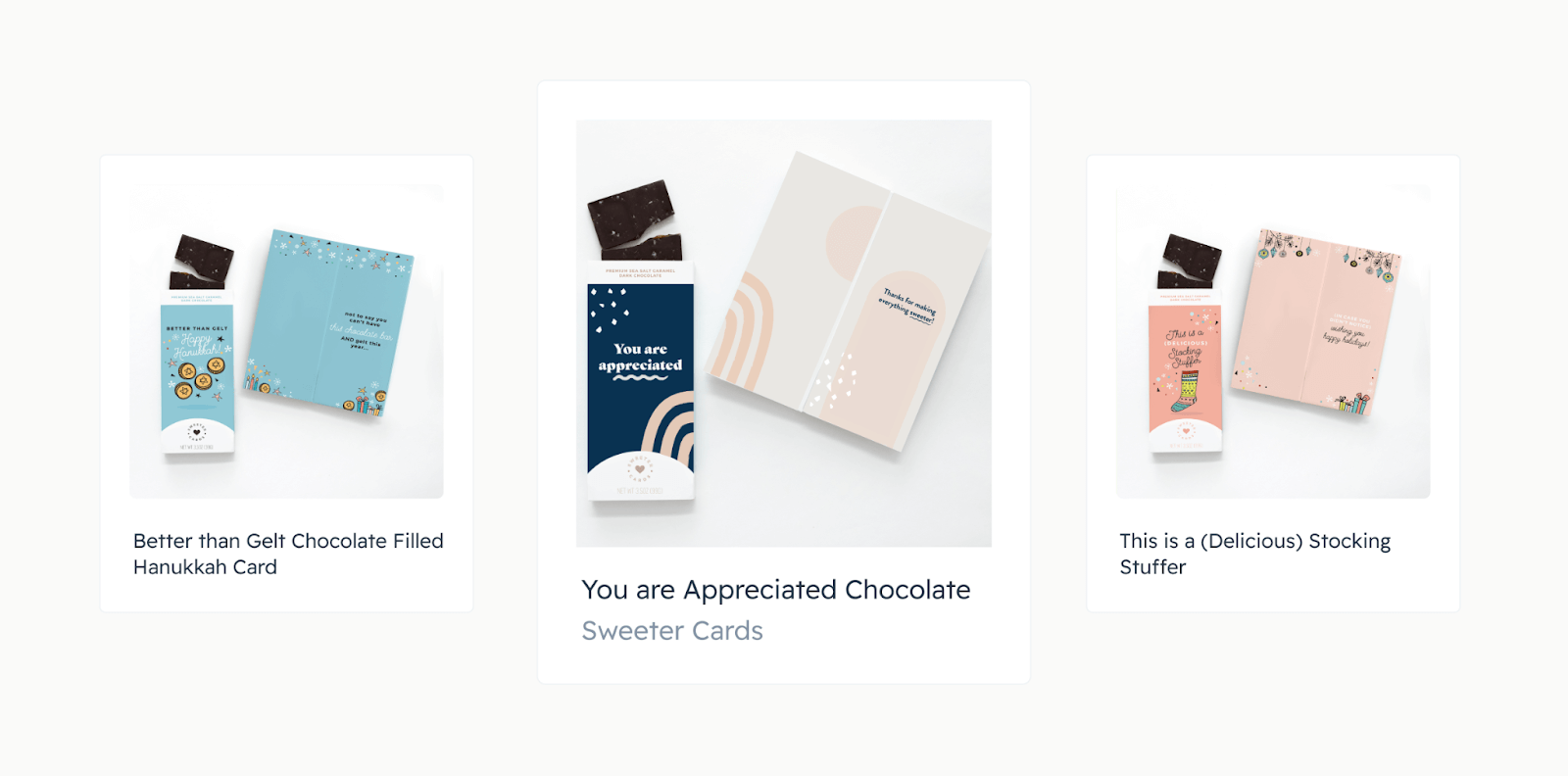 A Sweet Idea for Corporate Holiday Cards: Sweeter Cards | Postal