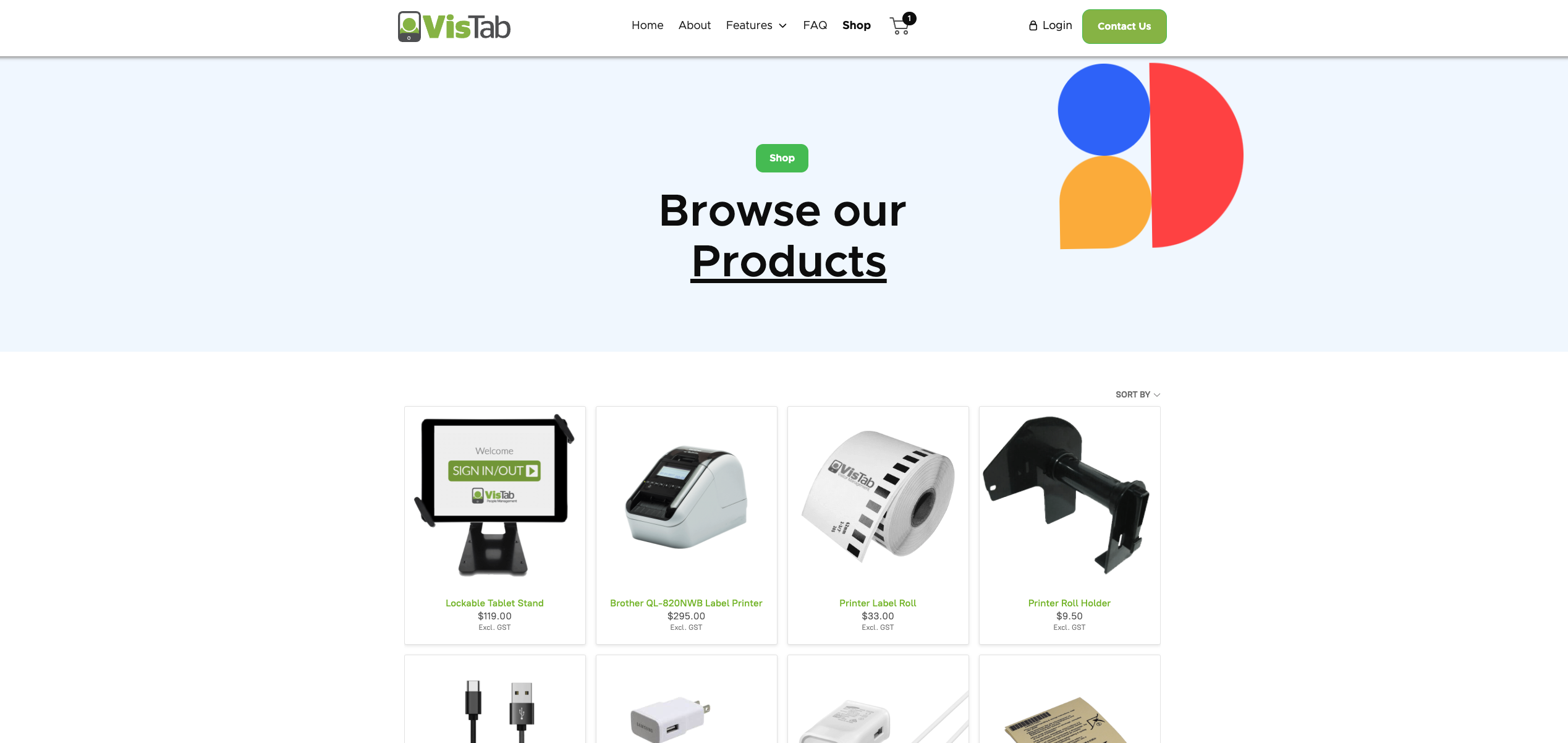 Shop - VisTab