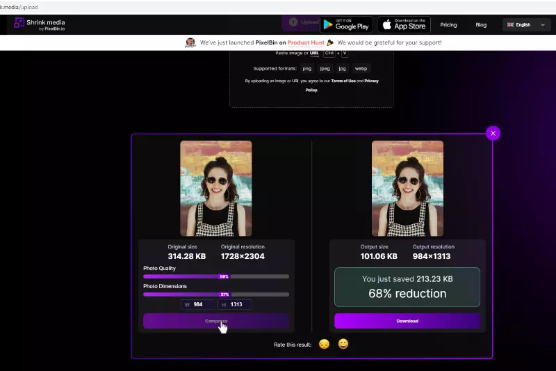 Resize Image to 100 KB Online for Free - 100KB Photo Size in Pixel
