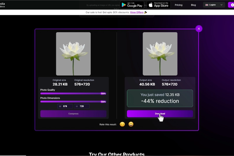 Resize TIFF image online for Free (One Click Solution)