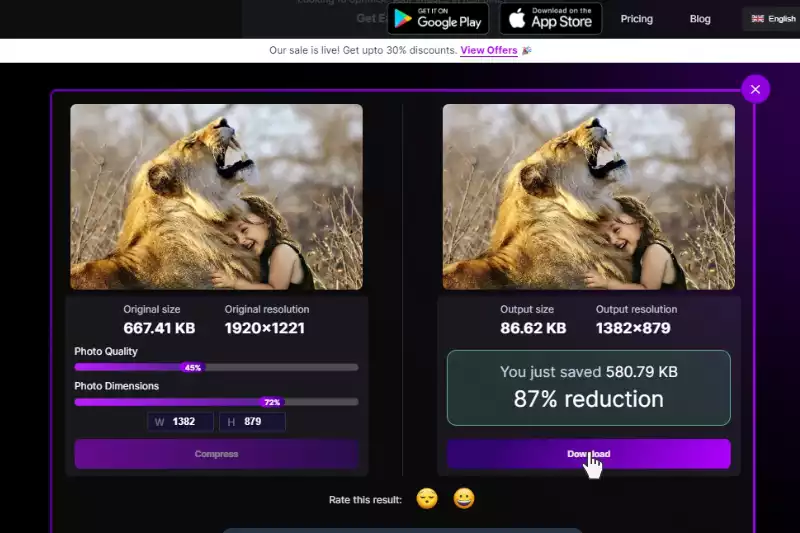 How to Resize PNG Images Online - One Click Solution