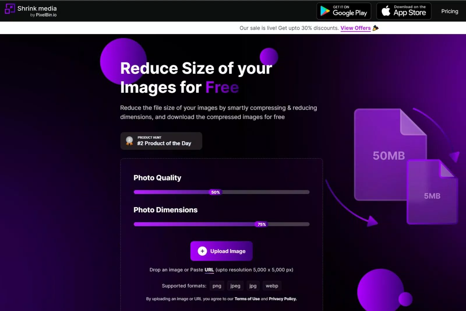 How to reduce the pixel size of an image