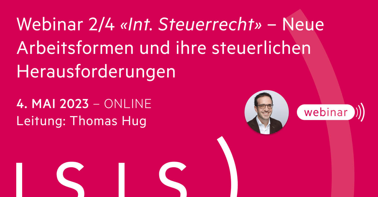 Webinar 2 "VAT" - Total Revision of the Swiss Customs Law and Passar 1. ...