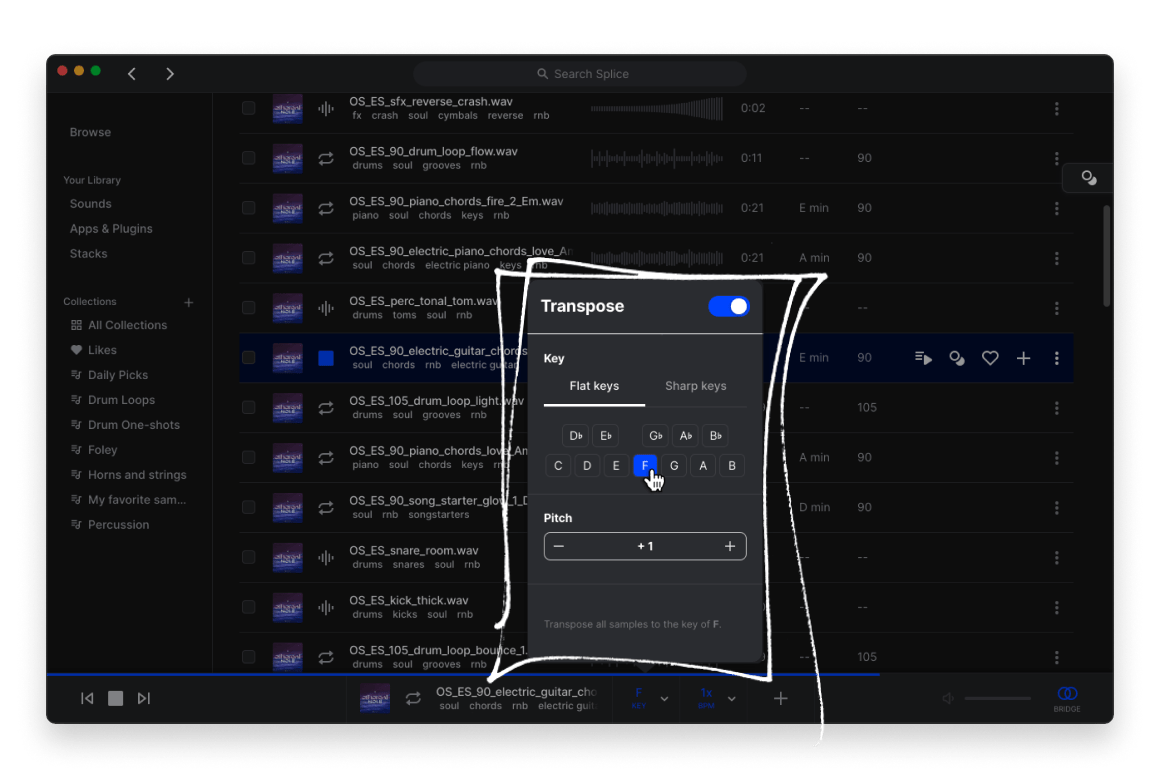 Splice Bridge (VST Plugin): Audition Sounds in your DAW