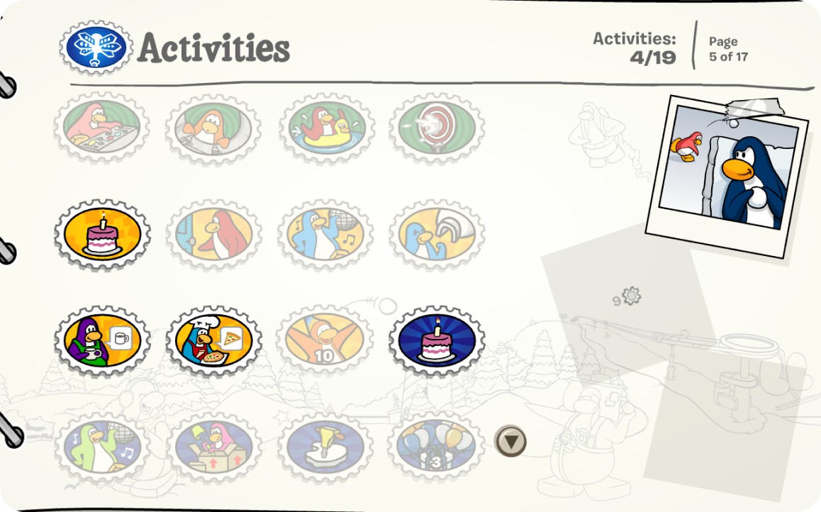 Change For Coins, Activity Stamps, and more! | Club Penguin Legacy