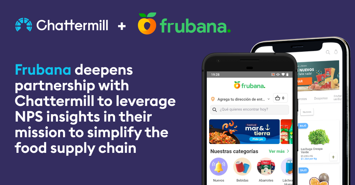 Frubana deepens partnership with Chattermill to leverage NPS insights in their mission to ...