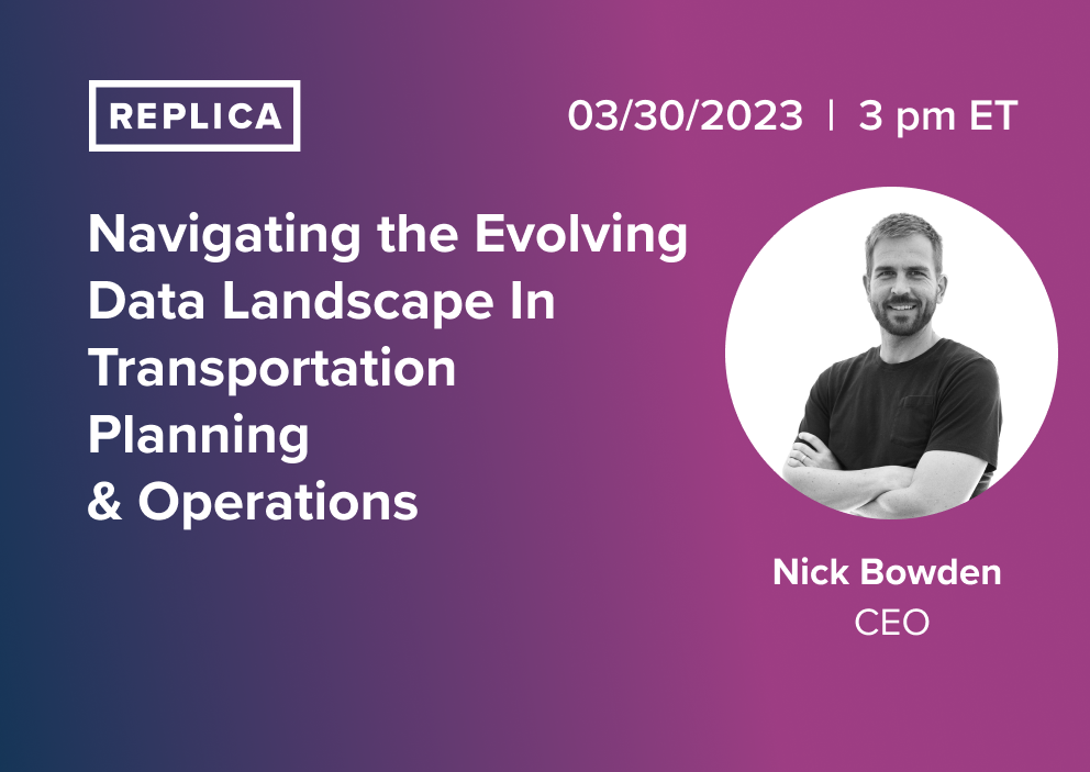 Navigating the Evolving Data Landscape in Transportation Planning and ...