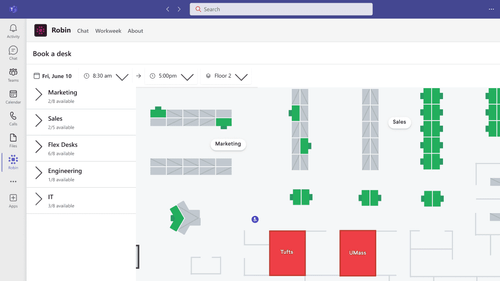 Desk Booking Software - Hot Desking & Reservation System | Robin