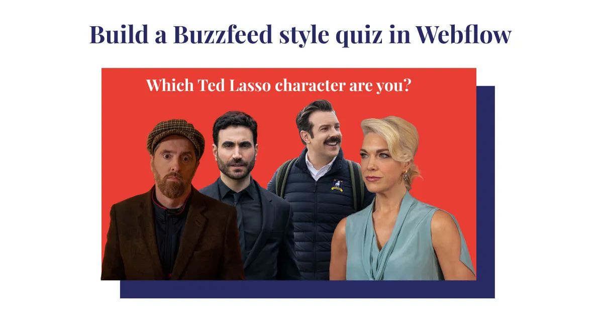 Build a Buzzfeed style quiz in Webflow