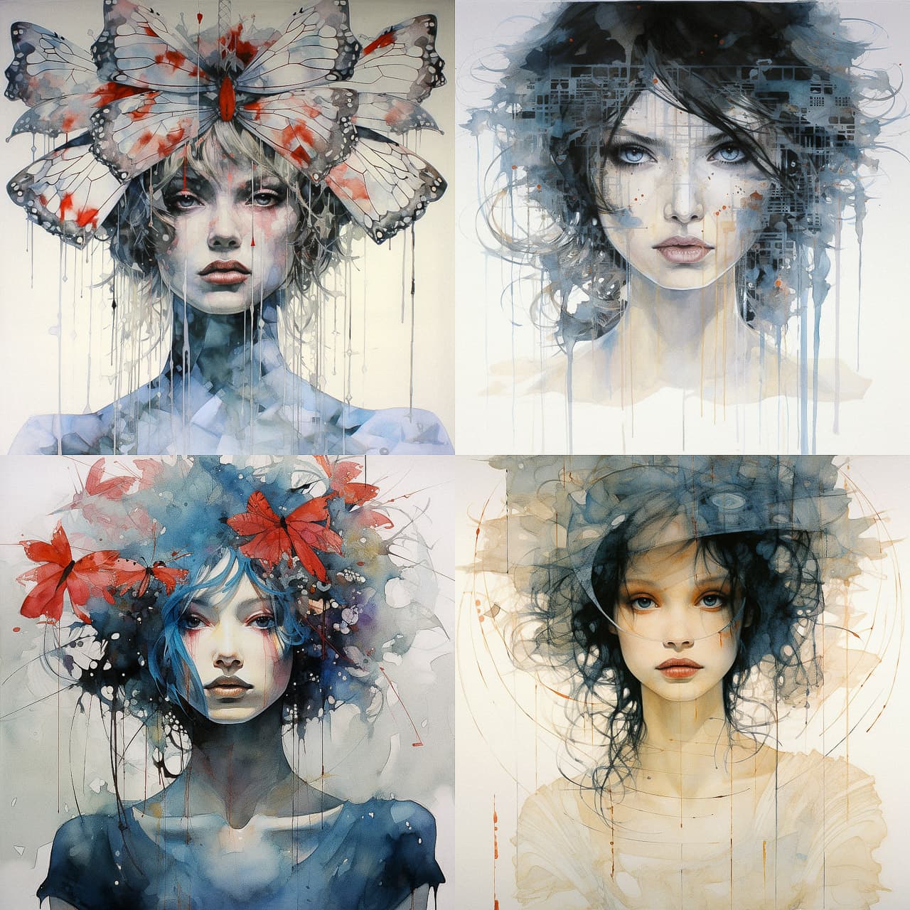 David Mack AI Art Style - Abstract Expressions - David Mack Stable ...