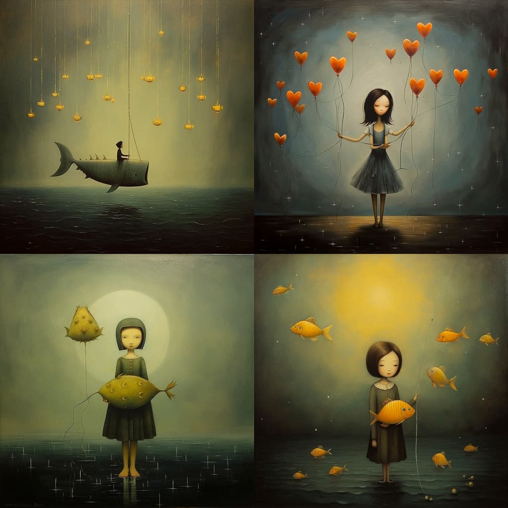 AI Art Exploration: Unveiling Contour Rivalry - Contour rivalry AI Art