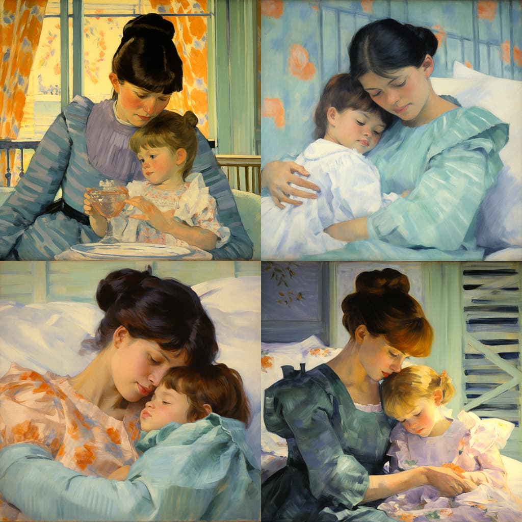 Mary Cassatt AI Art Style - Capturing Intimacy with Impressionistic ...
