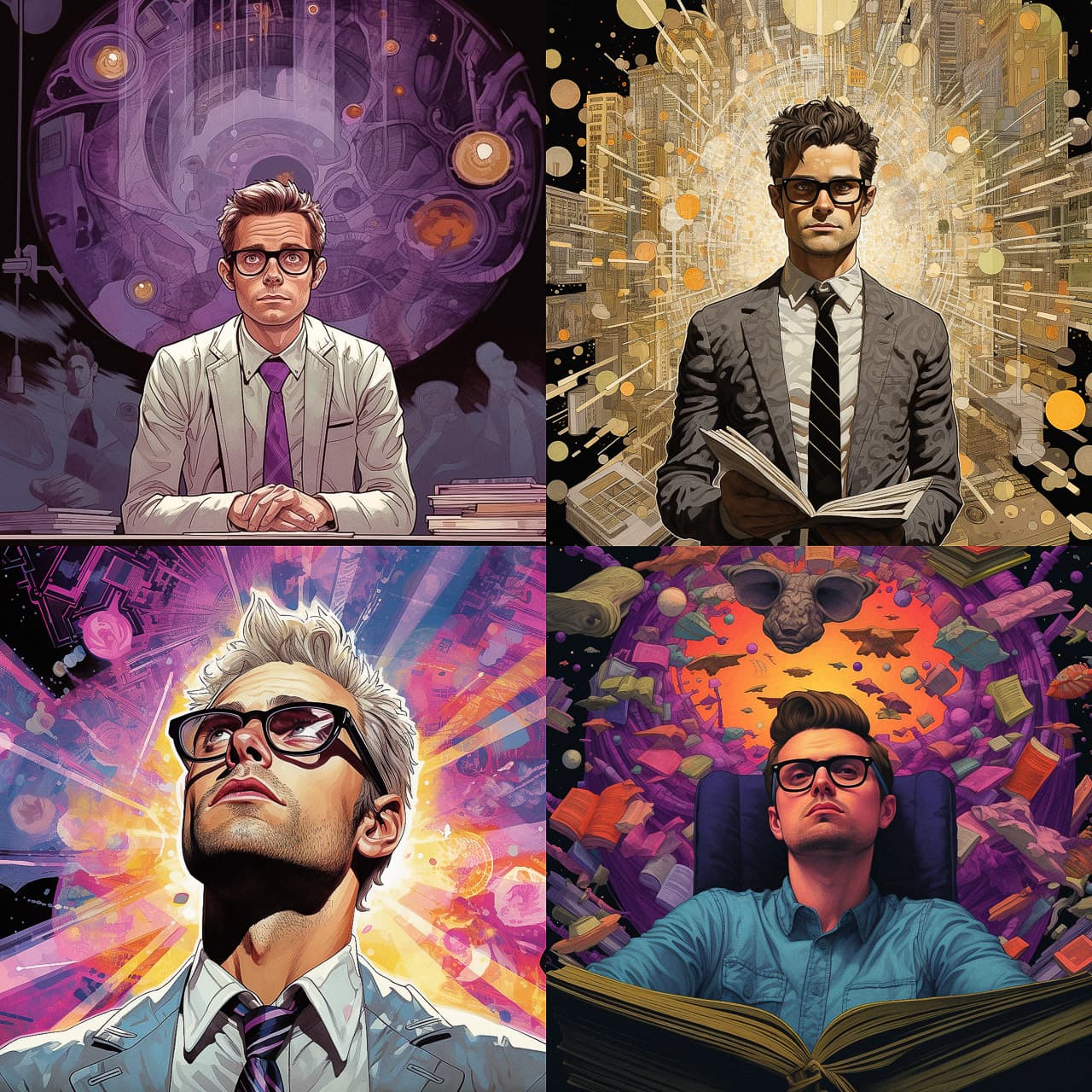Matt Fraction AI Art Style Innovating Abstract Expressionism Matt