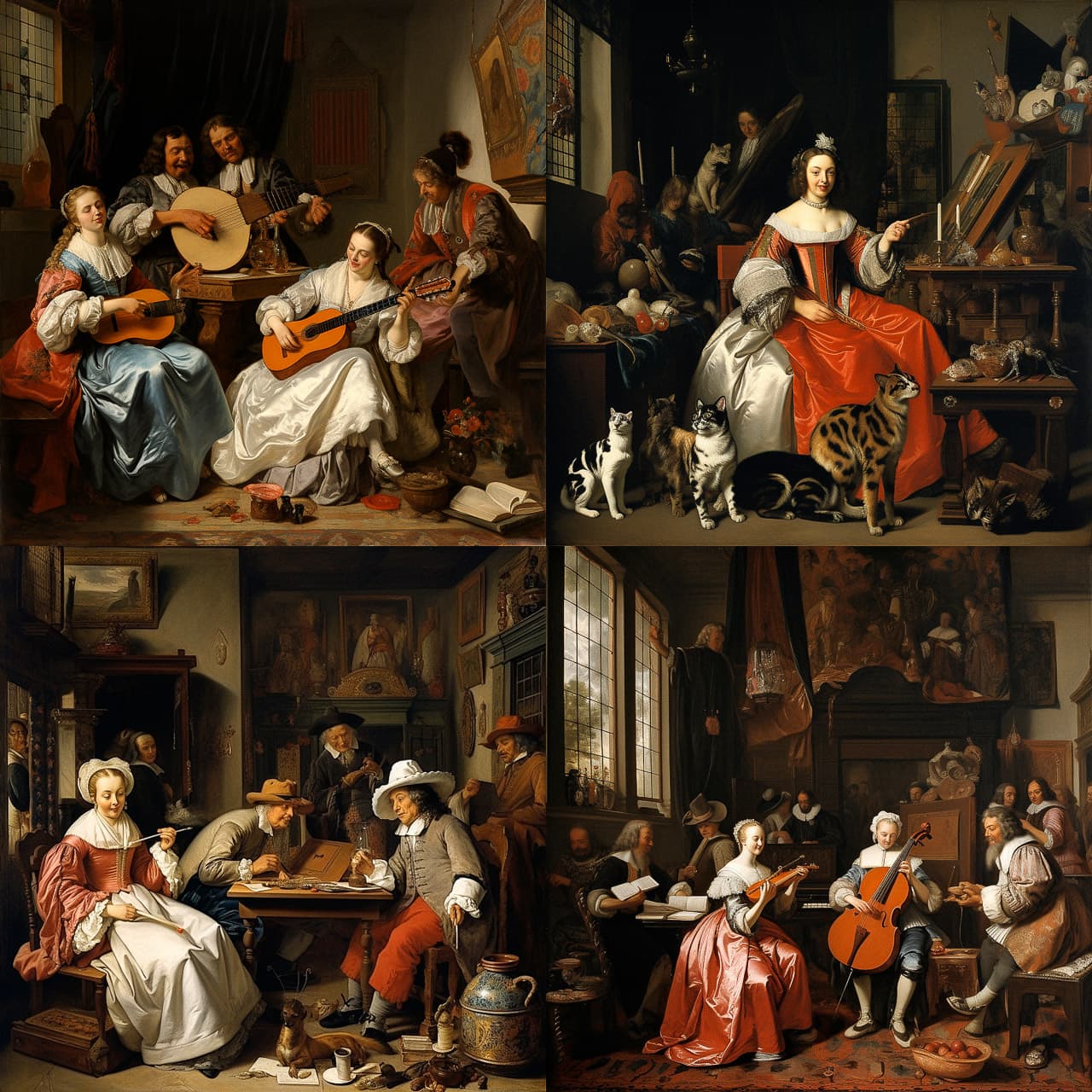 Gabriel Metsu AI Art Style Guide - Gabriel Metsu Stable Diffusion ...
