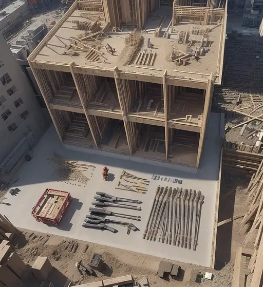 60s Knolling Tool Photos Stable Diffusion prompt - Midjourney