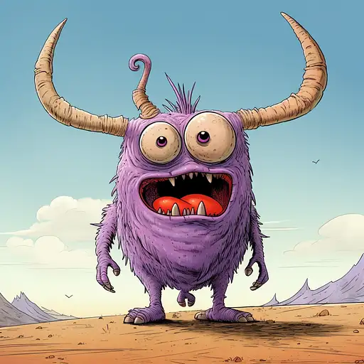 Colorful Creature Cartoon Stable Diffusion prompt - Midjourney