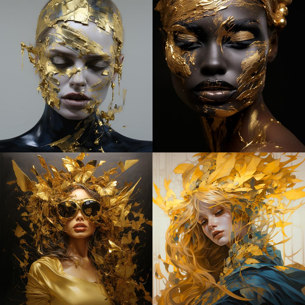 AI Art Exploration: Unveiling Contour Rivalry - Contour rivalry AI Art