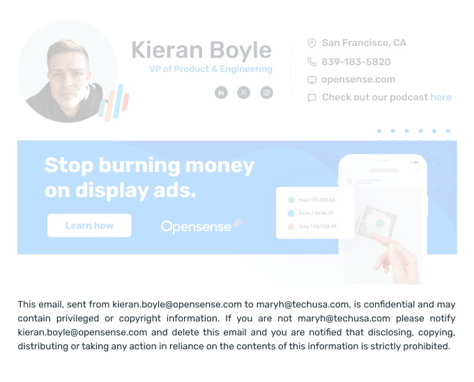 Opensense | The smarter way to send email.